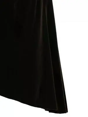 Saint Laurent Asymmetric Velvet Skirt
