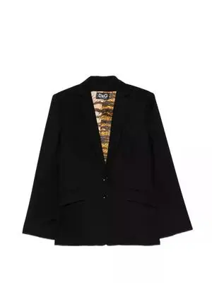 Dolce & Gabbana 2000s Notched-lapel Single-breasted Blazer