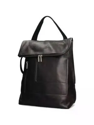 Rick Owens Grained Leather Backpack