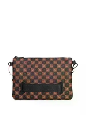 SPRAYGROUND Sharks In Paris Bubble Check Clutch Bag