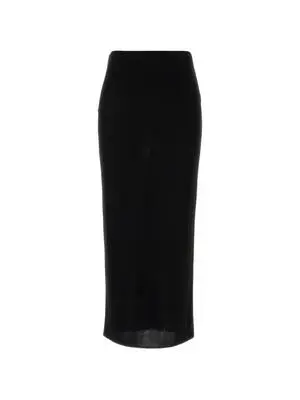 Valentino Garavani Ruffled Trim Midi Skirt