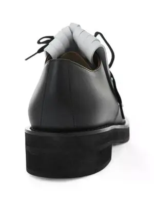 Marni Fringe-detail Leather Derby Shoes