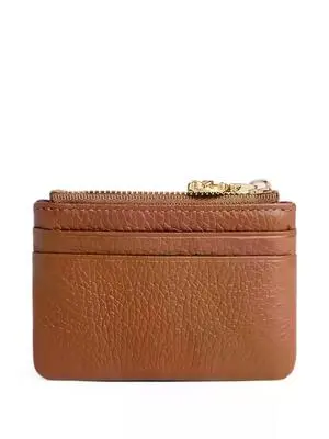 COCCINELLE Small C-me Softy Grained Card Holder - Brown