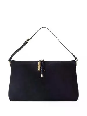 Furla Debby Buckle-strap Zip-top Leather Shoulder Bag