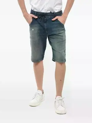 DIESEL® Elasticated-waistband Shorts - Blue