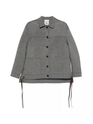 SEMICOUTURE Tie-detail Button-up Jacket