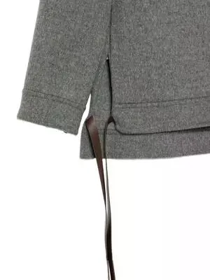 SEMICOUTURE Tie-detail Button-up Jacket