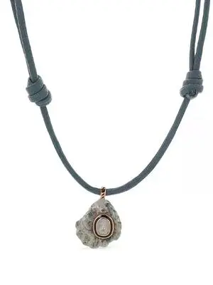 DEZSO Diamond And Shell Necklace