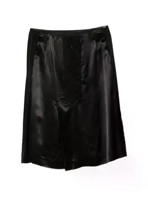 MAISON MARGIELA 1990s Satin Panel Skirt