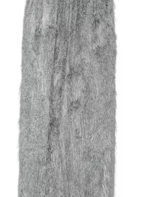 ALYSI Brushed-finish Straight-leg Trousers