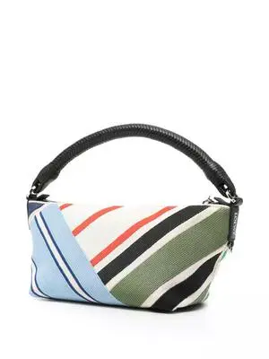 Loewe Striped Woven Tote Bag