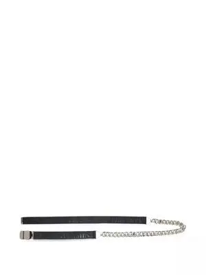 MASTERMIND WORLD Logo-jacquard Chain-link Belt