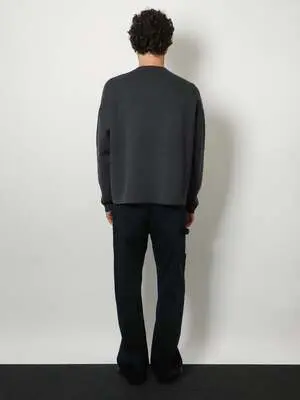 Loewe Anagram Cotton Blend Sweatshirt - Grey
