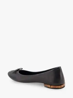Gucci Leather And Bamboo Ballerinas
