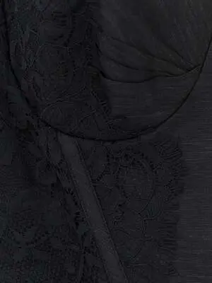 Zimmermann Valiant Midi Dress In Linen And Silk Blend