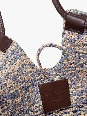 Zimmermann Goldentime Raffia Handbag
