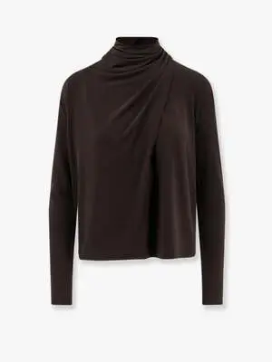 Vince Draped Jersey Top
