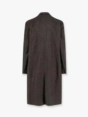 HEVO Martina Franca Wool Blend Coat - Black