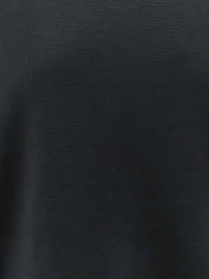NUDE Wool Blend Boat Neck Sweater - Black
