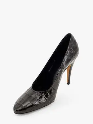 JUDE Jerry Leather Décolleté With Croc Effect