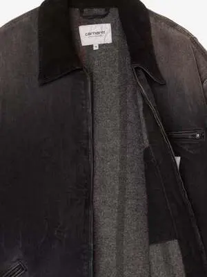 Carhartt Work In Progress Washed-out Denim Jacket - Black