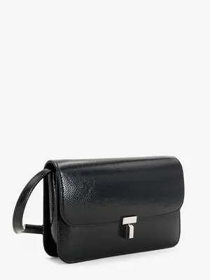 TOTEME Patent T-lock Crossbody Bag