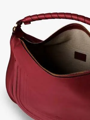 Chloé Marcie Medium Leather Shoulder Bag - Red