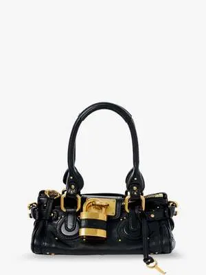 Chloé Paddington Small Leather Handbag With Oversized Lock