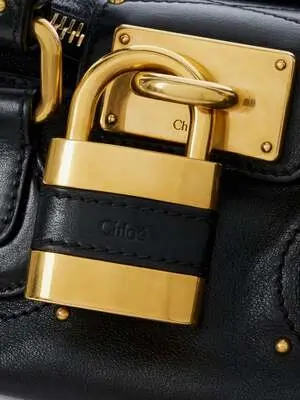 Chloé Paddington Small Leather Handbag With Oversized Lock