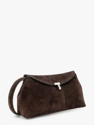 TOTEME Suede T-lock Clutch