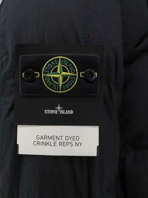 Stone Island Gart Dyed Crinkle Reps Ny Recycled Nylon Down Jacket With Side Logo Patch