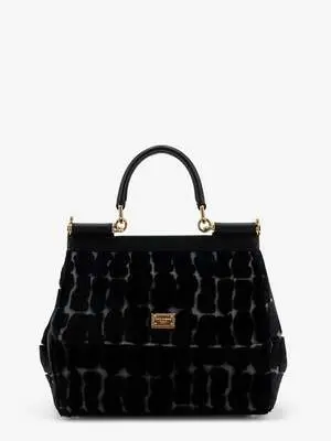 Dolce & Gabbana Sicily Velvet Handbag