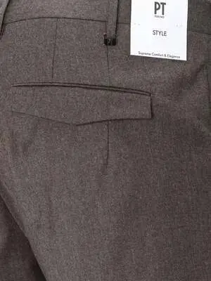PT TORINO Style Stretch Wool Trousers