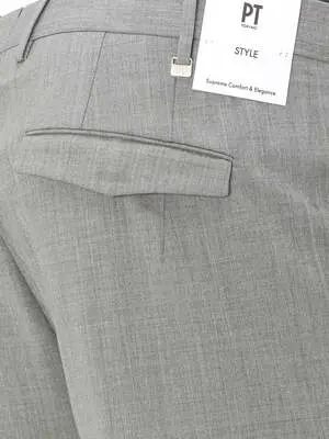 PT TORINO Madras Wool Trousers