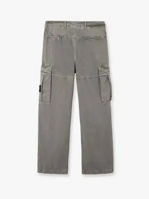 Stone Island Cotton Blend Cargo Pants
