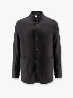 HEVO Casalvecchio Wool Blend Jacket - Brown