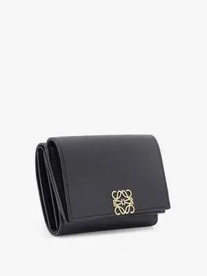 Loewe Anagram Tri-fold Leather Wallet