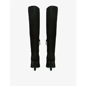 STUART WEITZMAN Vinnie Suede Heeled Knee-high Boots