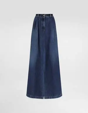 Dolce & Gabbana Long Denim Skirt