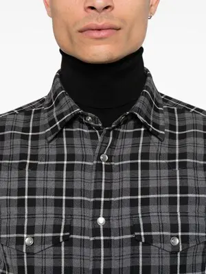 TOM FORD Checked Cotton Shirt