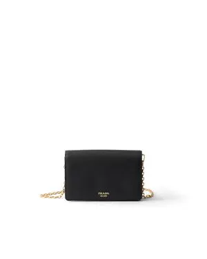 Prada Saffiano Leather Mini Bag With Chain Strap