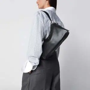 Prada Medium Aimée Bag In Leather - Black