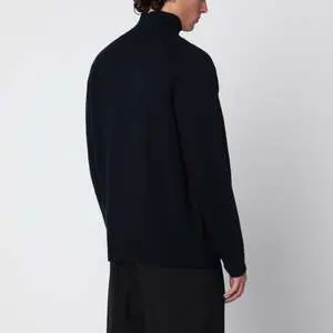 Soft Goat Navy Cashmere Turtleneck Sweater