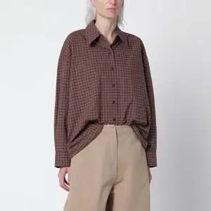 CORDERA Checked Cotton Oversized Shirt