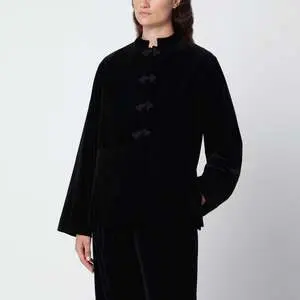 RÓHE Velvet Pankou Fastening Jacket