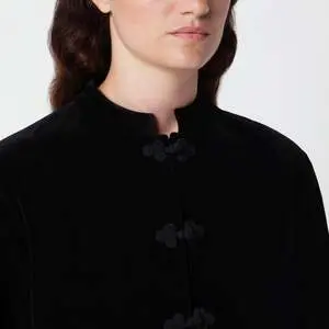 RÓHE Velvet Pankou Fastening Jacket