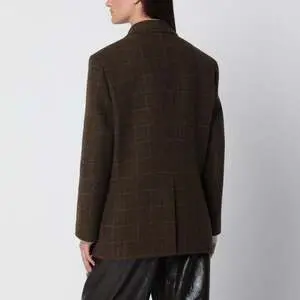 RÓHE Checked Wool Oversized Blazer