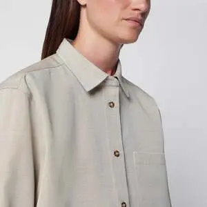 RÓHE Butter-coloured Wool And Silk Shirt