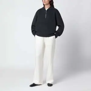 RÓHE Charcoal Wool And Cashmere Pullover