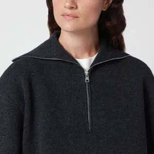 RÓHE Charcoal Wool And Cashmere Pullover